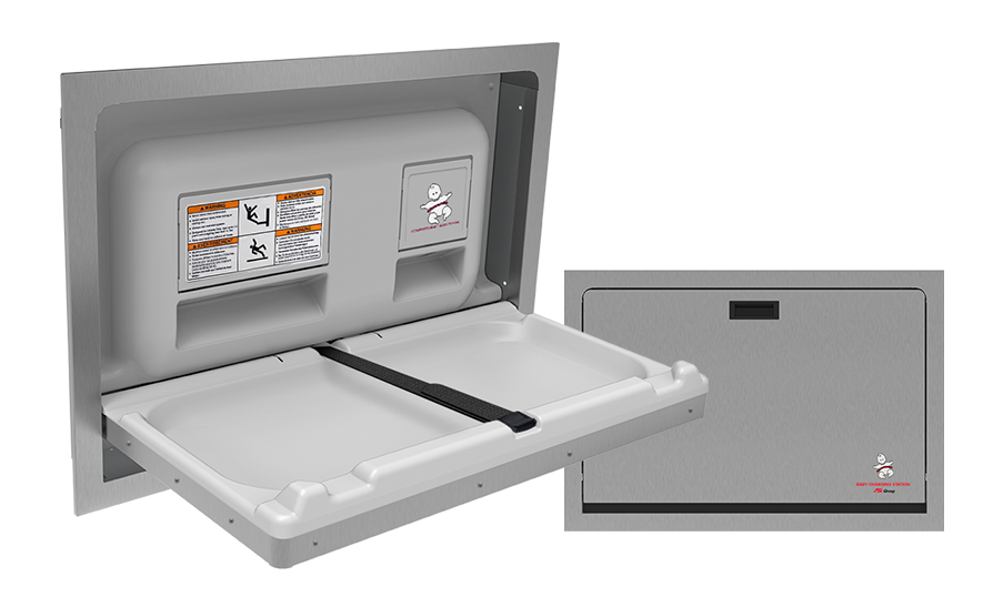 ASI 9013 Baby Changing Station - Recessed — Island Supply Inc