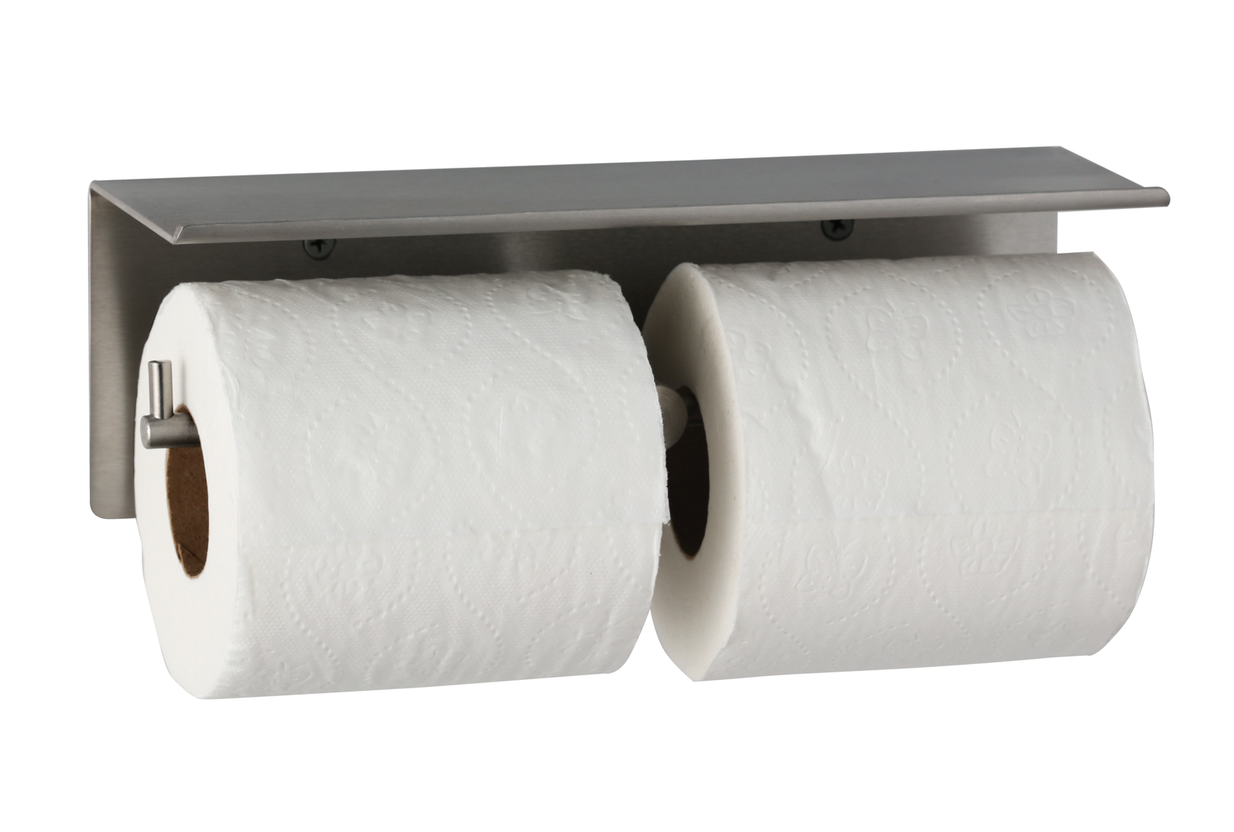 Bobrick B-540 Surface-Mounted Toilet Tissue Dispenser & Utility Shelf ...