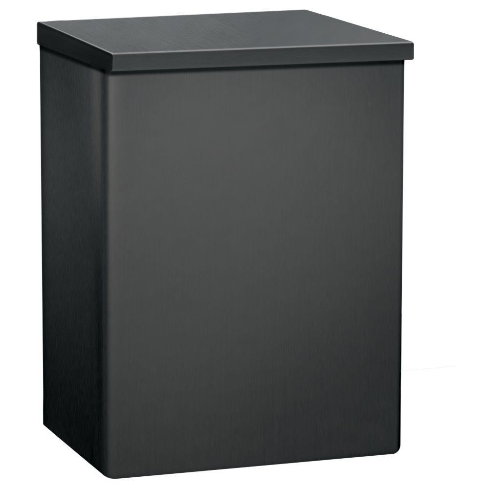 ASI 0852-41 Matte Black - Sanitary Waste Disposal - Surface Mounted ...