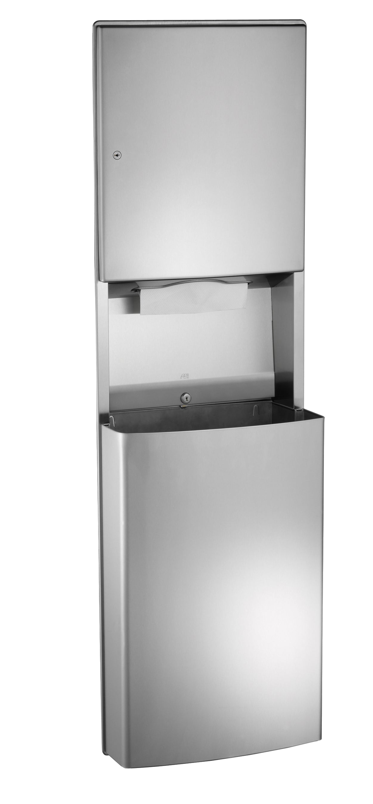 ASI 20469 Roval™ Recessed Paper Towel Dispenser And Removable Waste Re ...