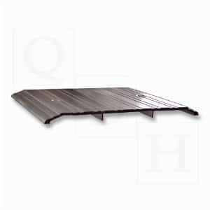 Pemko 2548A36 Mill Finish Aluminum Commercial Fluted Saddle Threshold ...