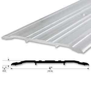 Pemko 270A36 Mill Finish Aluminum Commercial Fluted Saddle Threshold 1 ...